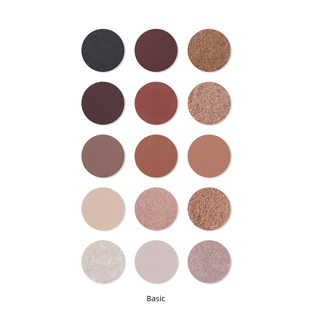 Oulac 15 Shades Eyeshadow Palette - Basic Palette - Colour Me Pretty Nails