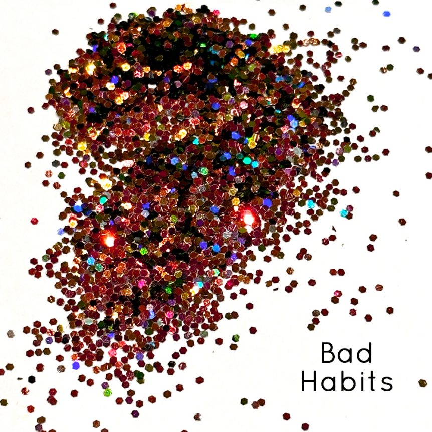 Glitter - Bad Habits - Colour Me Pretty Nails
