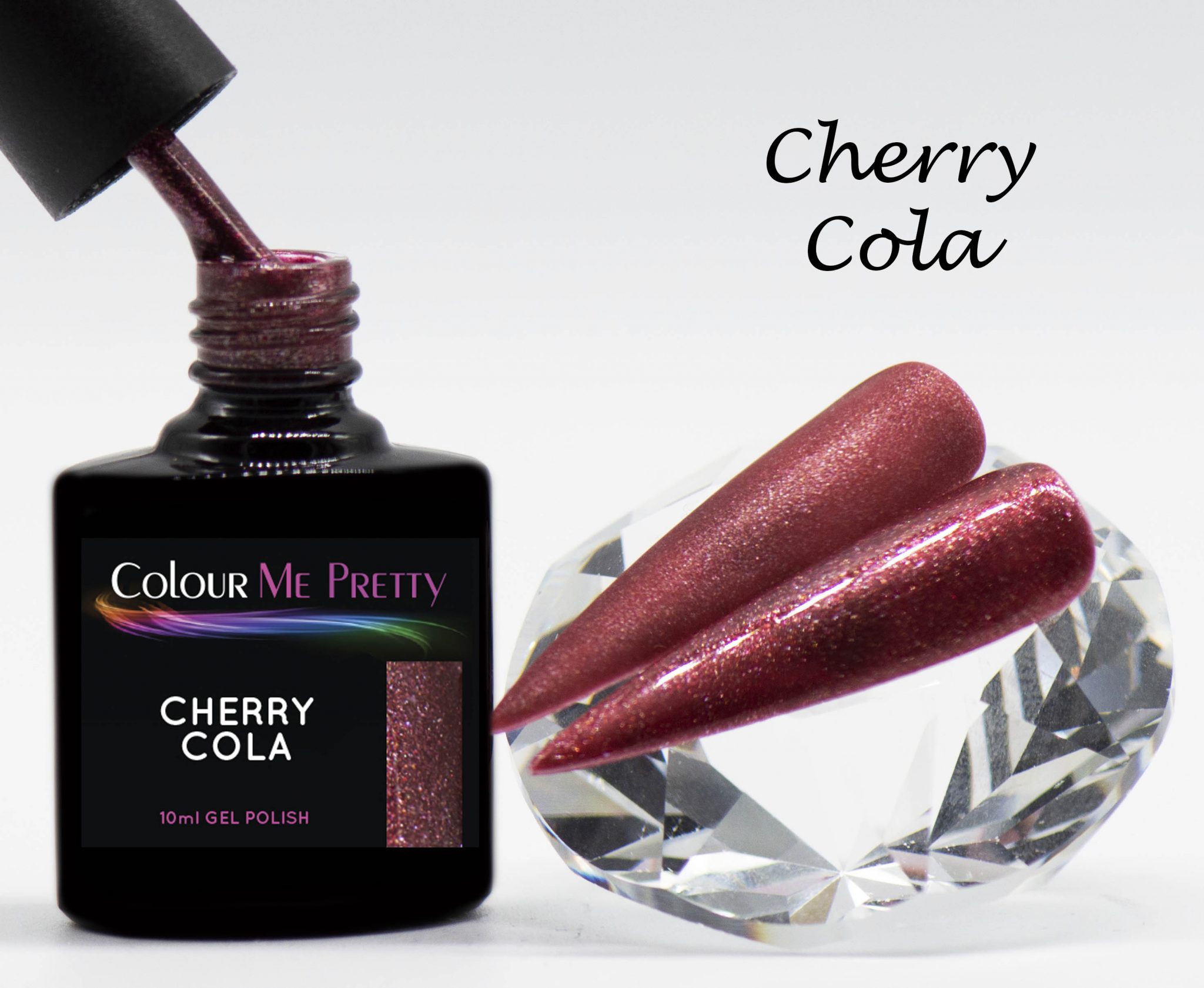 Gel Polish - Cherry Cola - Colour Me Pretty Nails