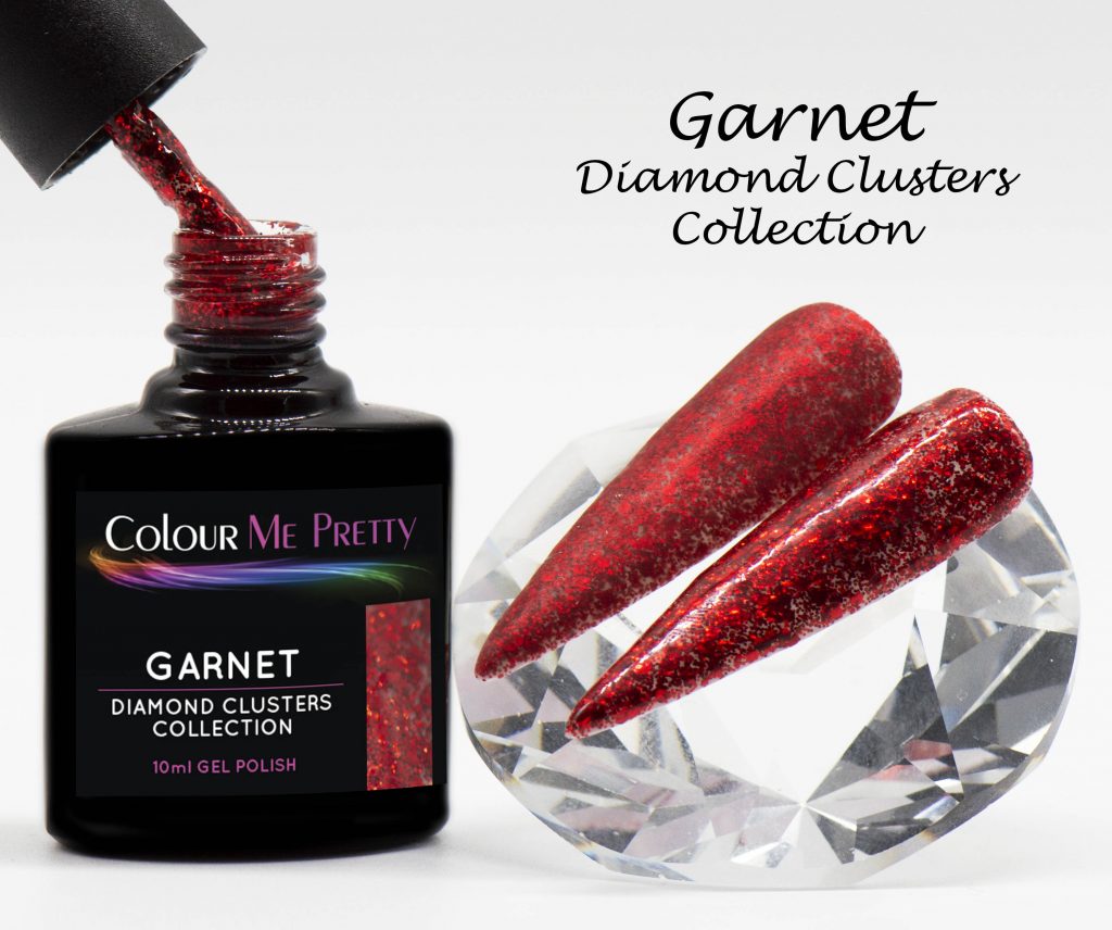 Gel Polish - Garnet Clusters - Colour Me Pretty Nails