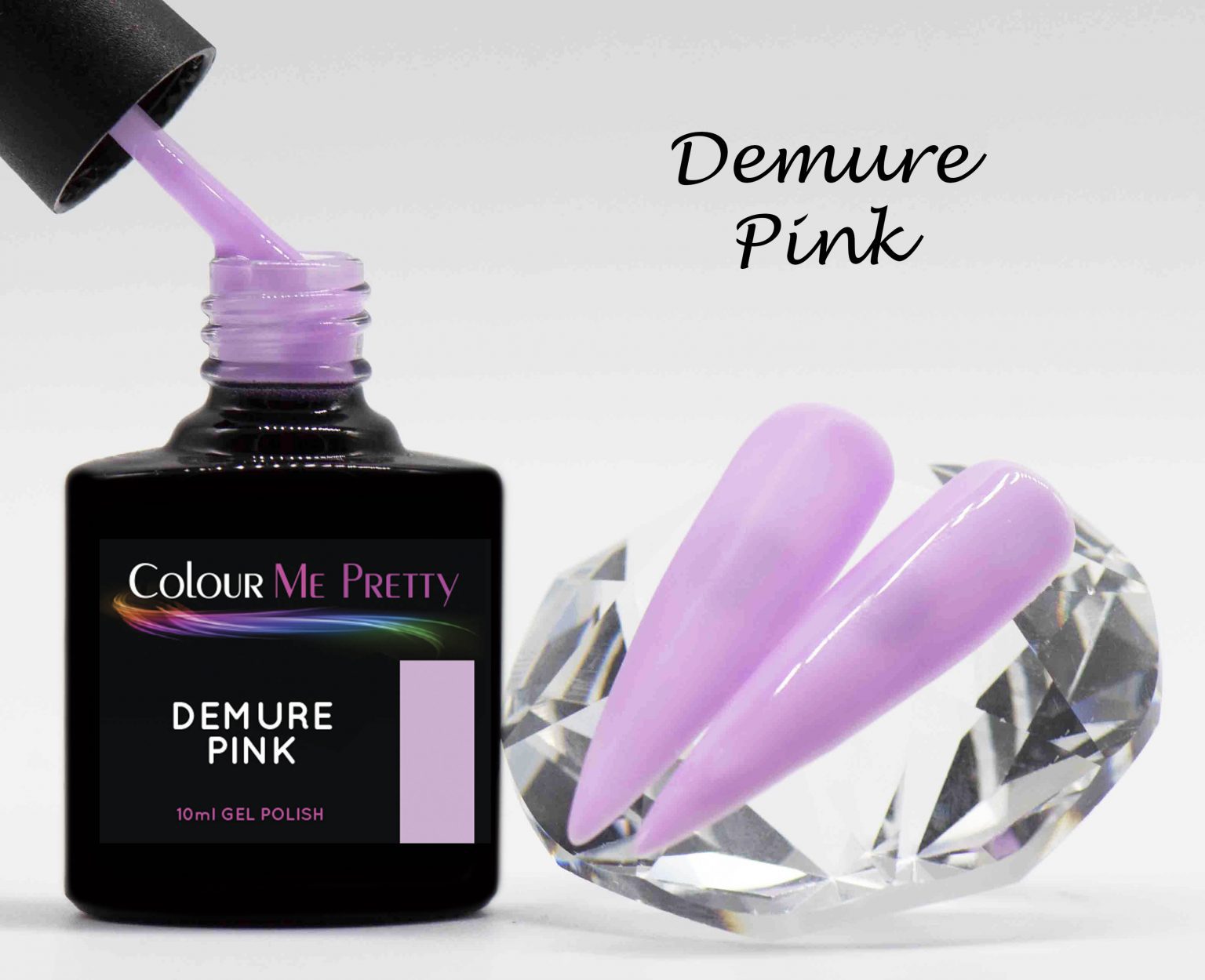 Gel Polish - Demure Pink - Colour Me Pretty Nails