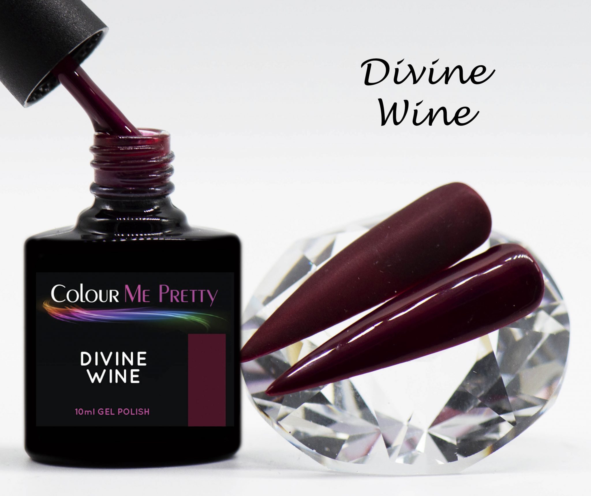 Gel Polish - Divine Wine - Colour Me Pretty Nails