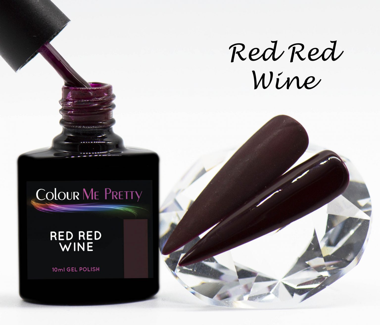 Gel Polish - Red Red Wine - Colour Me Pretty Nails