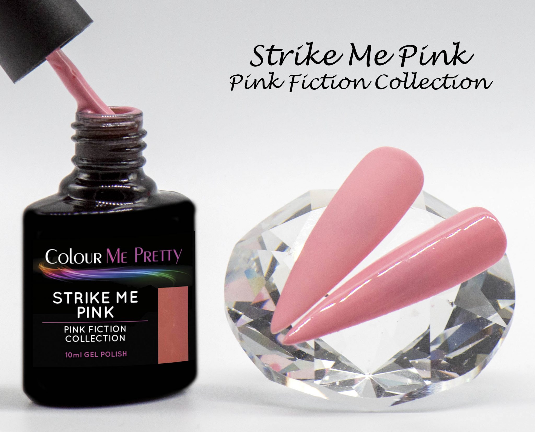 Gel Polish - Strike Me Pink - Colour Me Pretty Nails